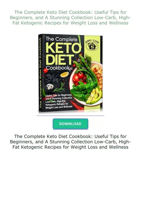 Ppt Download⚡ Pdf The Complete Keto Diet Cookbook Useful Tips For