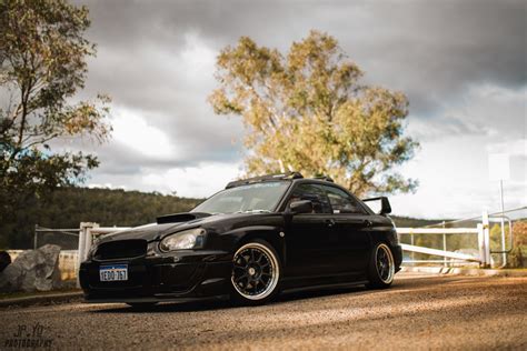 Subaru WRX STI GD Blob Eye Silver SSR SP5 Wheel Front