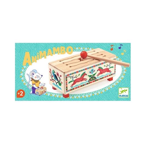 Djeco Instrumento Musical Tambor De Madeira Sítio Do Bebé