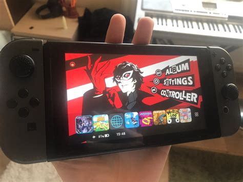 i just found this theme for my hacked switch i love it r persona5