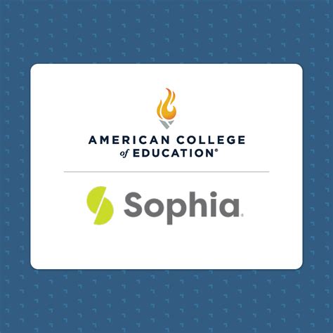 Sophia Learning Partnership With American College Of Education