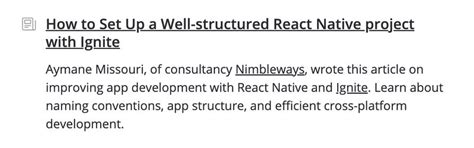 Aymane Missouri On Linkedin Newsletter Proudmoment Reactnative Infinitered