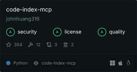 github johnhuang316 code index mcp a model context protocol mcp