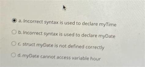 Solved The Following Program Generates An Error Why