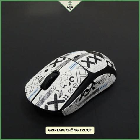 Miếng Dán Chống trượt Grip Tape Chống Trượt Cho Chuột Logitech G Pro Wireless White1 full lưng