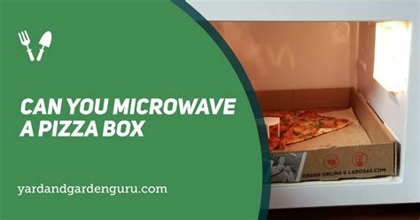 Can You Microwave A Pizza Box