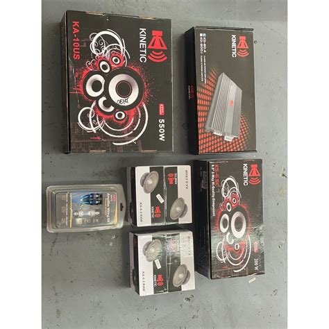 Basic Sound System Setup Package For Your Cars Shopee Philippines