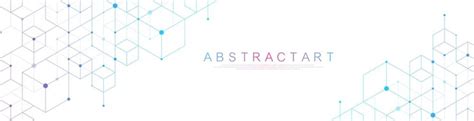 Premium Vector Modern Technology Vector Illustration With Square Grid Banner Template Cubes