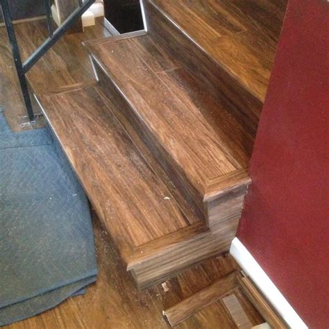 Luxury Vinyl Plank On Open Ended Steps Prosource Wholesale
