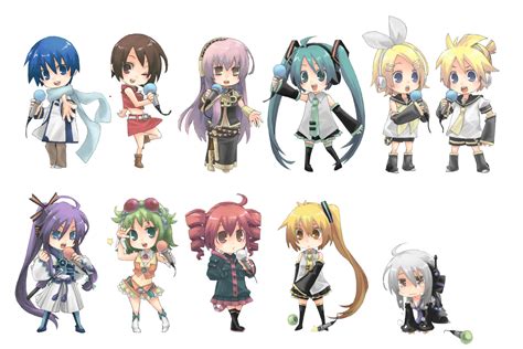 Hatsune Miku Kagamine Rin Kagamine Len Megurine Luka Kaito And 6