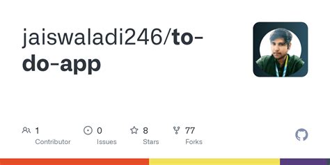 Github Jaiswaladi246 To Do App