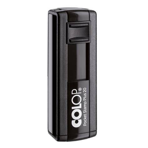 Carimbo de Bolso Colop Plus 20 38x14mm Alô Carimbos