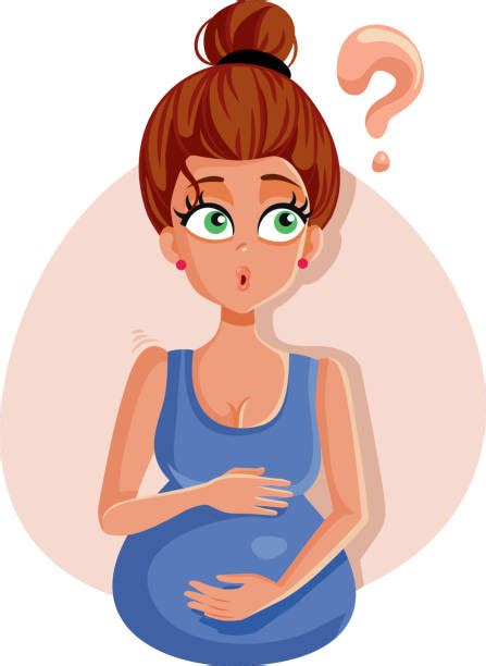 310 Cartoon Of The Pregnant Women Giving Birth Stock Illustrations