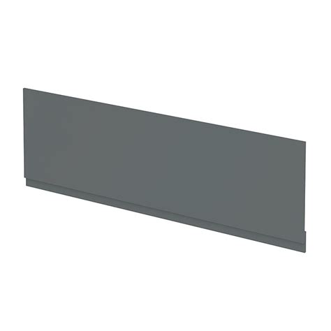 Aquasure 1700mm Waterproof Matt Grey Front Bath Panel And Plinth