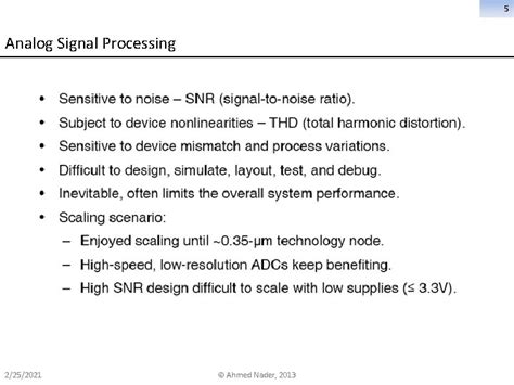 Analog Integrated Circuits Lecture Introduction And MOS