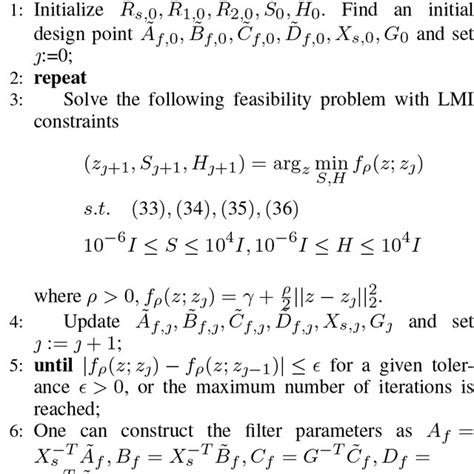 Algorithm 1 A Sequential Parametric Convex Approximation Algorithm