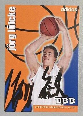 JÖRG LÜTCKE AUTOGRAMM Deutsche Basketball Nationalmannschaft EUR 4 50