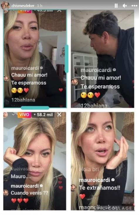 이카르디 완다 Sns 라이브에도 등장 내 사랑 널 기다릴 거야