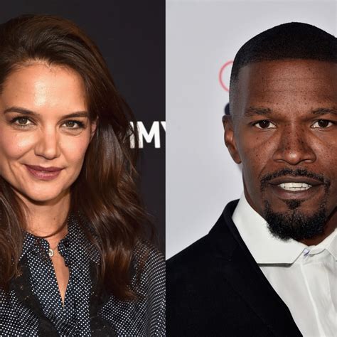 Katie Holmes And Jamie Foxx Holding Hands