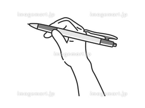 ペンを持つ手のイラスト 152999916 イメージマート