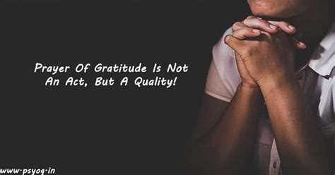 Prayer Of Gratitude Psyog