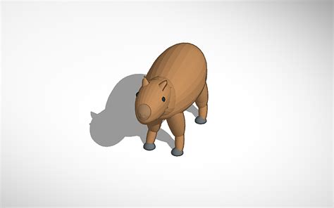 3d Design Capybara Tinkercad