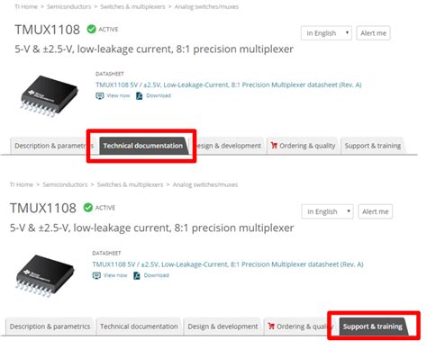 Tmux1108 Muxing Megaohms Resistors Switches And Multiplexers Forum Switches And Multiplexers
