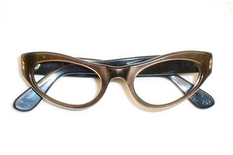 Vintage Womens Eyeglass Frames Martin Copeland Usa Gold Silver