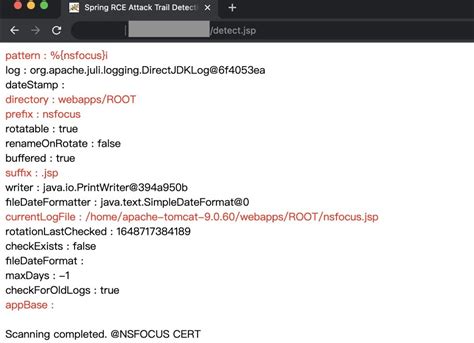 Spring Framework Remote Code Execution Vulnerability CVE Manual NSFOCUS Inc A