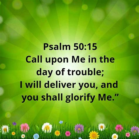 Pin By Millie Hollis On Psalms Psalm 50 Psalms Psalm 50 15