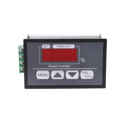 DC 6V 60V 30A PWM Motor Speed Controller With Digital Display Panel Button Governor Variable