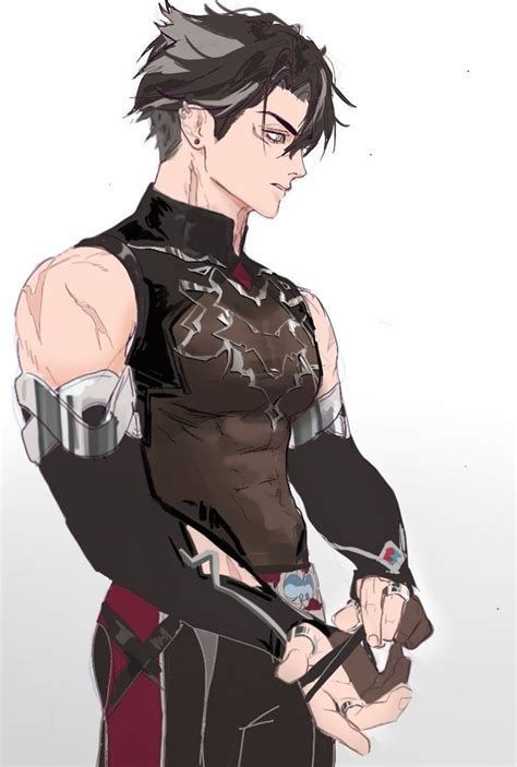 Pin By Mai M On Wriothesley Genshin Handsome Anime Guys Cute