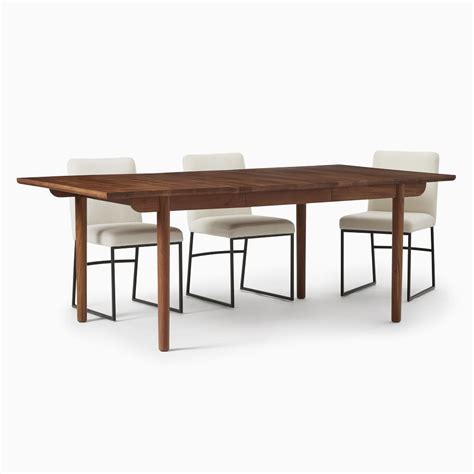 Keira Solid Wood Expandable Dining Table West Elm Expandable Dining Table Dining Table