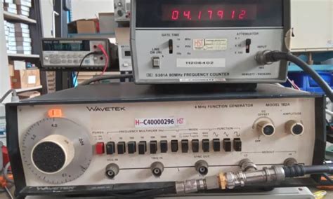 Vintage Wavetek 4mhz Function Generator Model 182a Sine Triangle