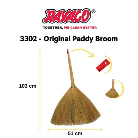 Rayaco 3302 Original Paddy Broom Shopee Malaysia