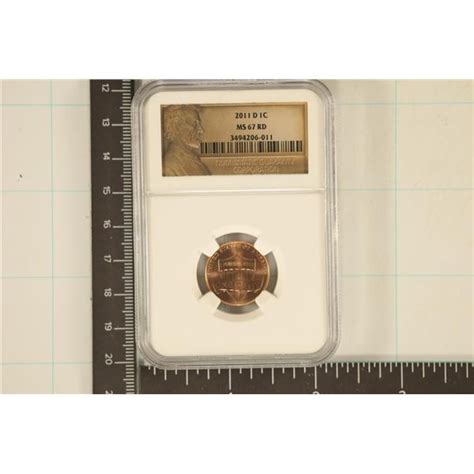 2011 D Lincoln Cent Ngc Ms67rd