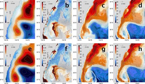 Analysis Of Mesoscale Oceanographic Circulation In The East Australian Download Scientific