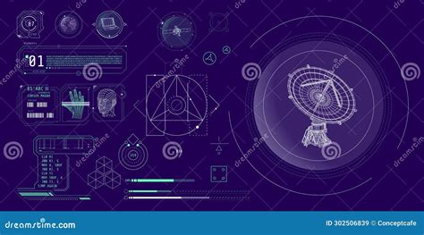 Design Elements For Infographic Of Data Communication Stock Vector