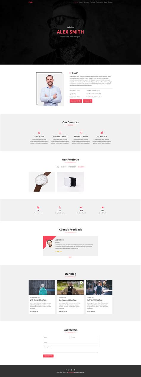 github safei ashraf fokir template