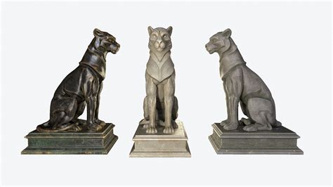 3d Model Big Cat Sculpture Turbosquid 2158483