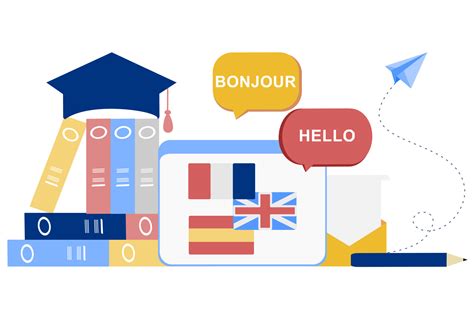 Modern 3d Online Languages Learning Class Language Courses Banner
