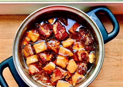 Cách Làm Món Thịt Heo Kho Cùi Dừa của Dory Cookpad