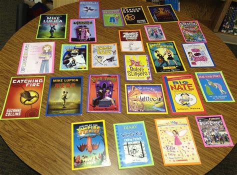 Library Book Covers Display