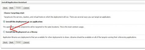 application deployment as a library weblogic tips and tricks