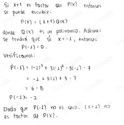 Solved Utilizar El Teorema Del Factor Para Determinar Si X1 Es Un