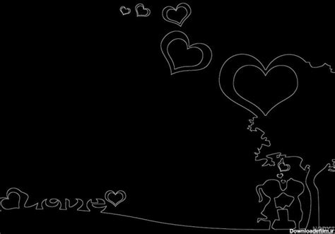 عکس بک گراند مشکی عاشقانه