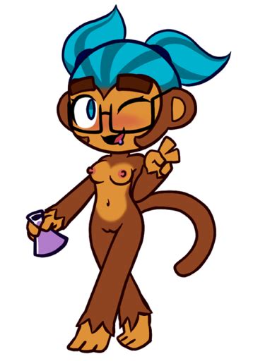 Rule 34 1girls Bloons Tower Defense Blue Hair Crossed Legs Gwendolin