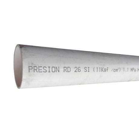 TUBO PVC HIDRA RD 26 2 X 6MTS 160 20 06 160 20 TUBO PVC HIDRÁULICO