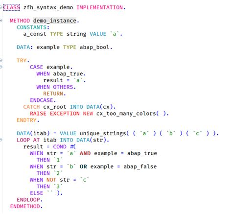 Github Frehueclipse Abap Keywordcolors Customized Abap Keyword