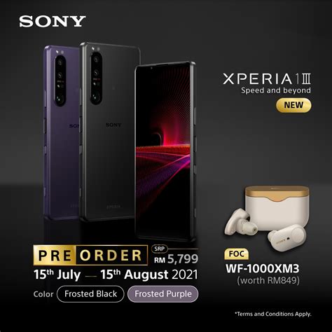 Sony Xperia 1 Iii Now Available For Pre Order In Malaysia Priced At